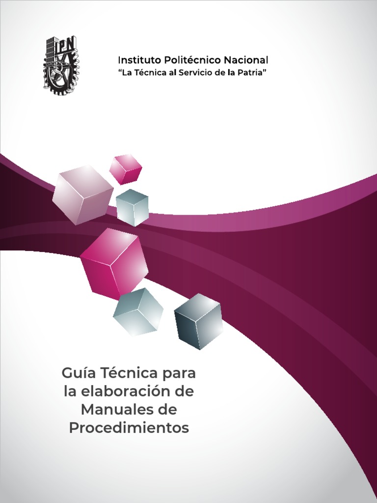 Guía Técnica para La Elaboración de Manuales de Procedimientos | PDF ...