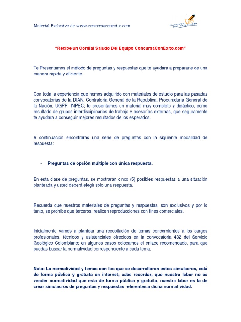 Prueba de Conocimientos Basicos SGC | PDF | Riesgo