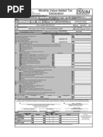 BIR Form No. 2550M | PDF | Taxes | Value Added Tax