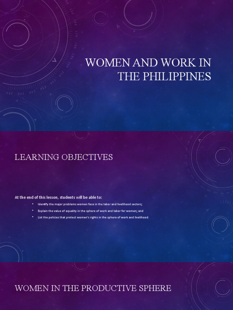 Women and Work in The Philippines | PDF | Economies | Egalitarianism