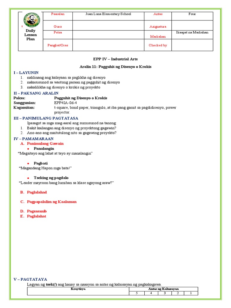 Epp LP Q4 Aralin 11 | PDF