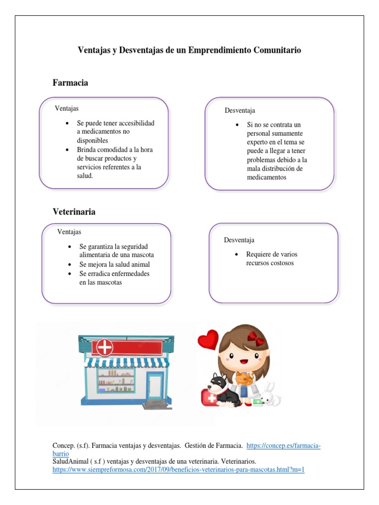 Ventajas y Desventajas de Un Emprendimiento Comunitario | PDF
