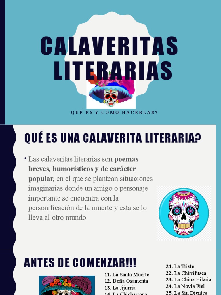 Calaveritas | PDF | Poesía | Rima
