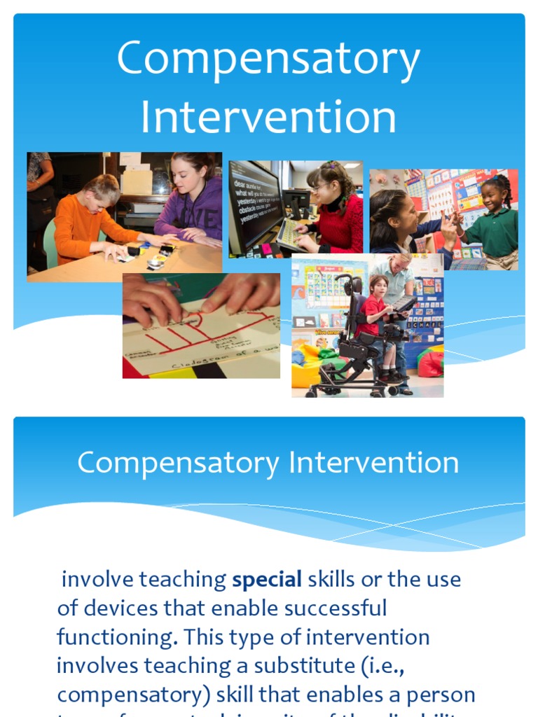 Compensatory Intervention Teaches Special Skills to Overcome ...
