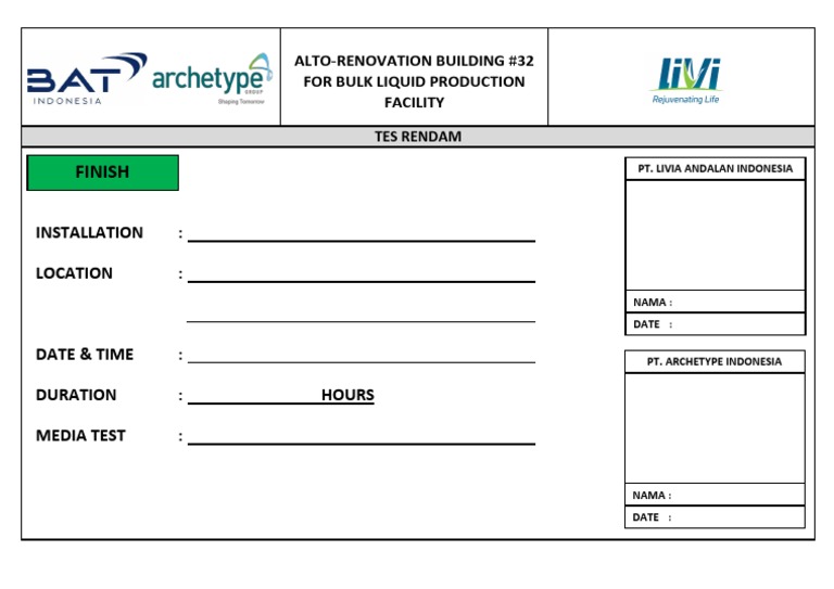 Tag Board Tes Rendam (Finish) | PDF