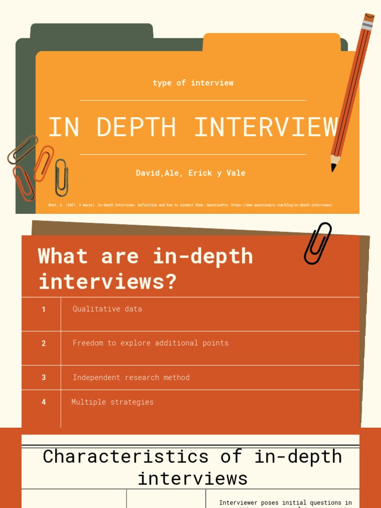 In Depth Interview | PDF In Depth Interview | PDF