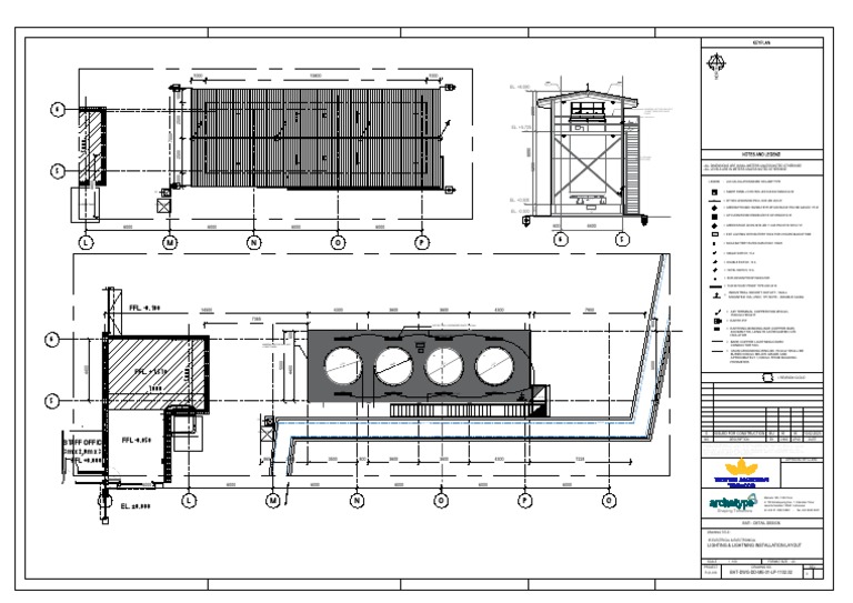 Lighting and Lightning Installation Layout | PDF | Electrical Equipment ...