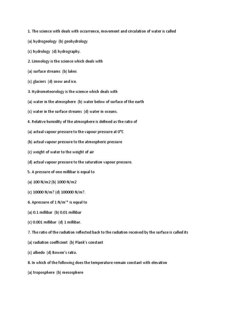 Hydrology New Ocr Format | PDF | Erosion | Precipitation