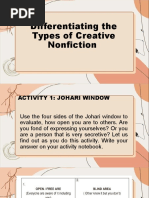 Literary Journalism/Reporta GE: by Group 1 | PDF | Creative Nonfiction ...