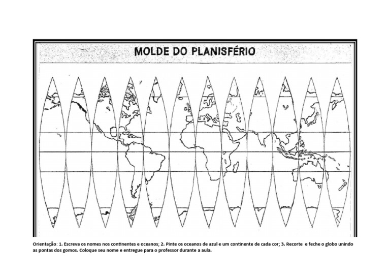 Instructions pour créer un planisphère | PDF