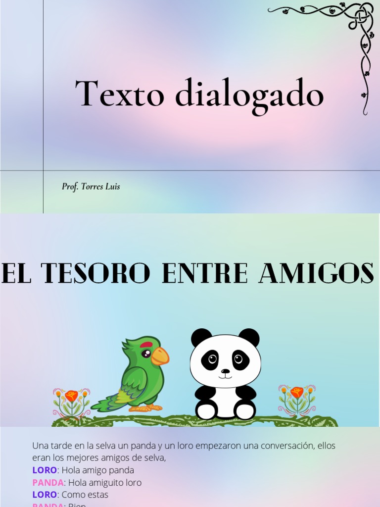 Texto Dialogado: Prof. Torres Luis | PDF