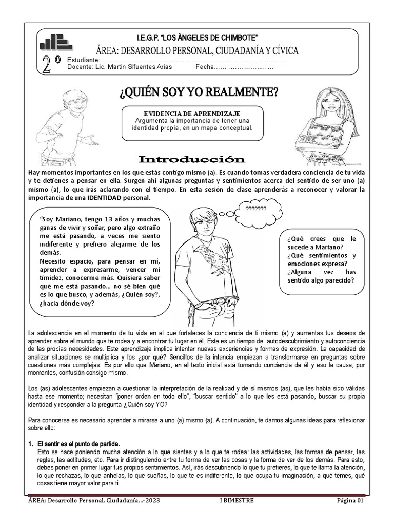 Quièn Soy Yo Realmente | PDF | Soledad | Conceptos psicologicos