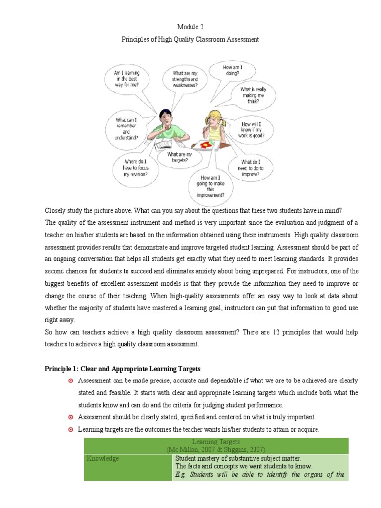 Module2 Pdf Educational Assessment Validity Statistics