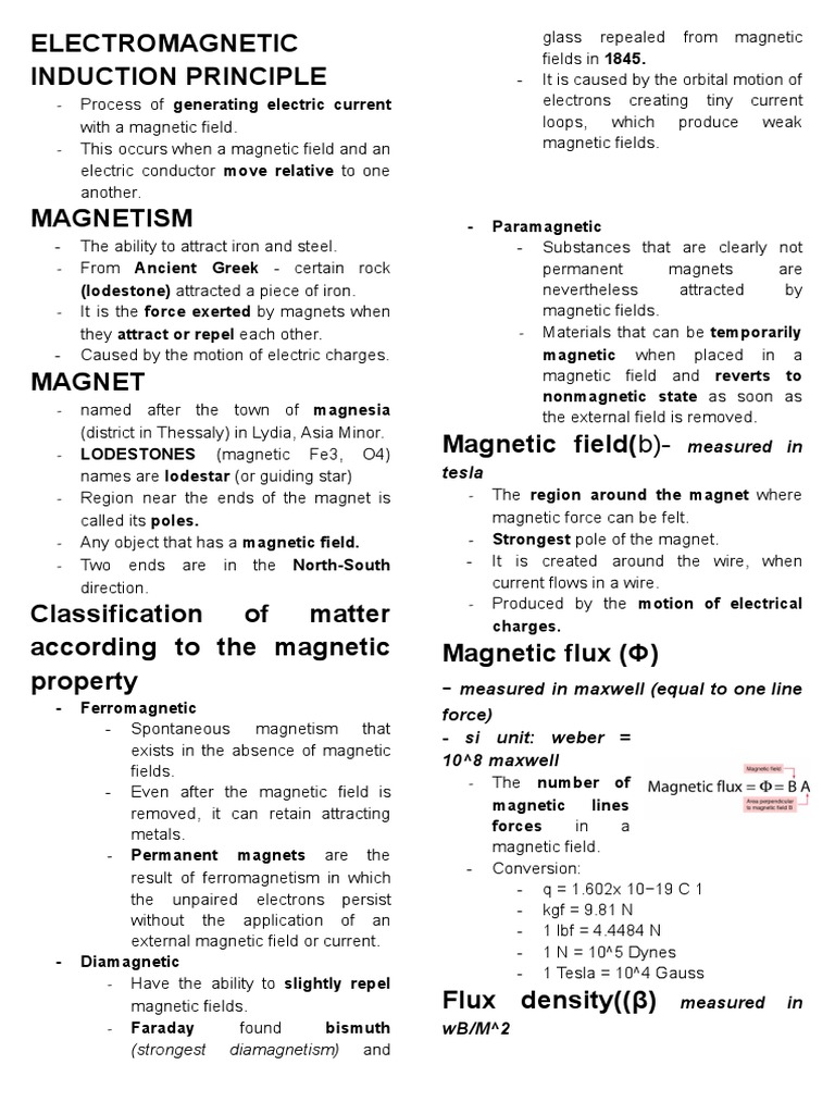 Dc-Ac-Module-1-Reduced Reviewer | PDF | Electromagnetic Induction ...