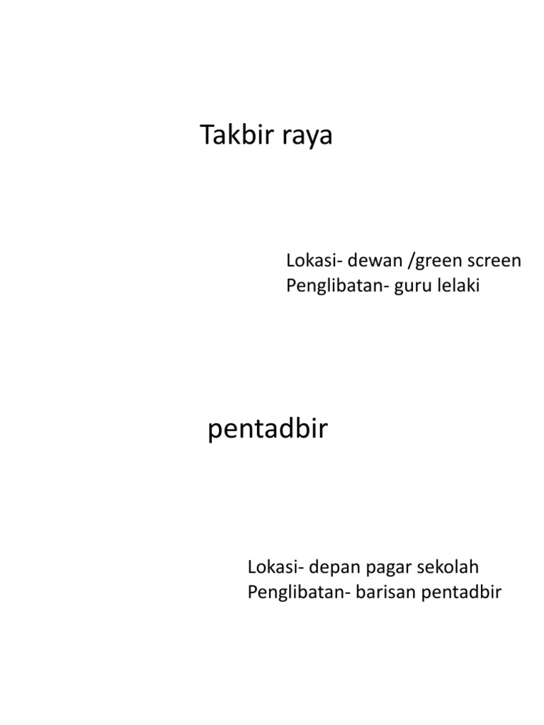 Story Board Video Raya | PDF