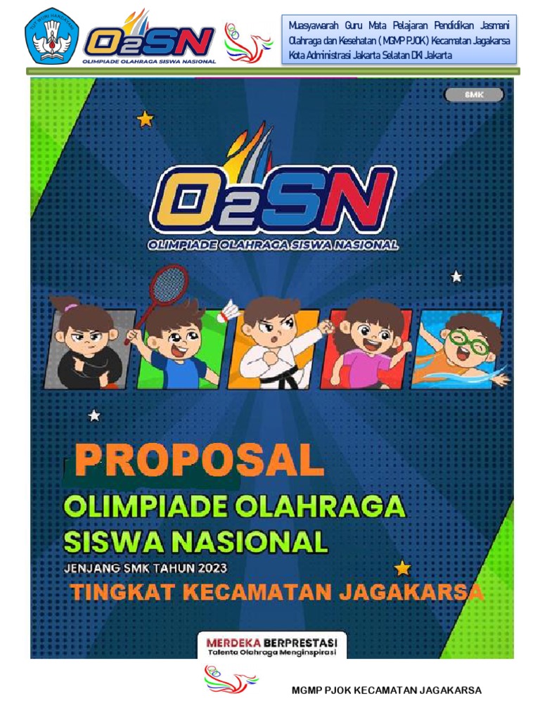 Proposal O2sn SMK Kec. Jagakarsa 2023 | PDF