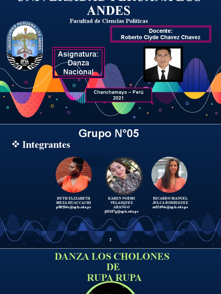 Danza Los Cholones de Rupa Rupa | PDF