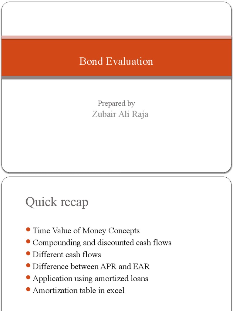 Bond Evaluation-Eval-Part-2 | PDF | Bonds (Finance) | Yield (Finance)