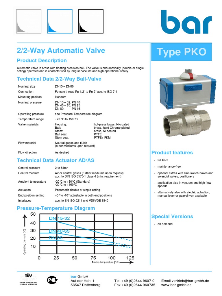 Bar Pko | PDF | Valve | Gases