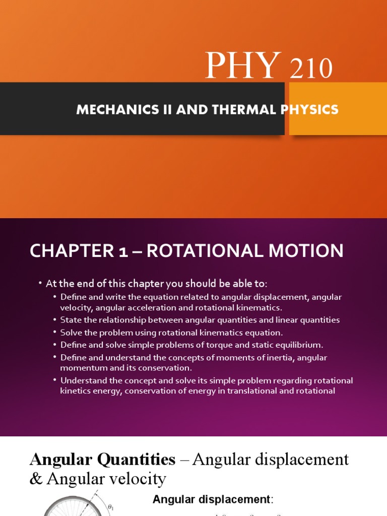 Rotational Motion and Torque Concepts | PDF | Rotation Around A Fixed Axis | Torque