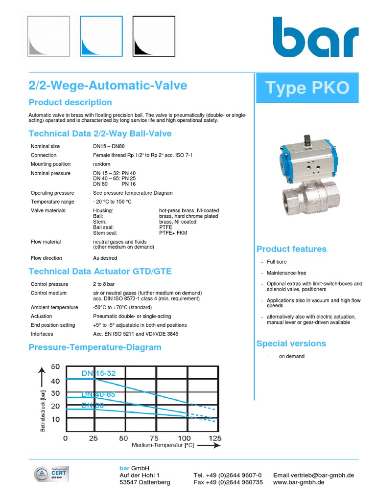 PKO GT English 05 2015 | PDF | Valve | Energy Technology