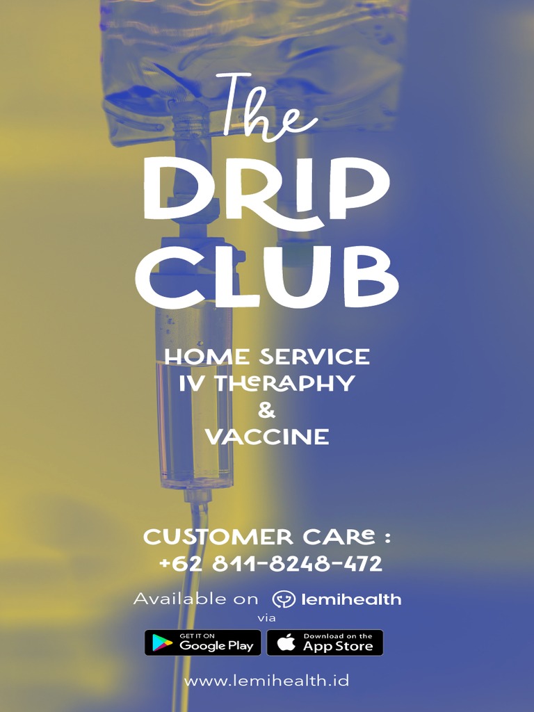 The Drip Club IV Therapy Menu | PDF | Vitamin C | Vitamin D