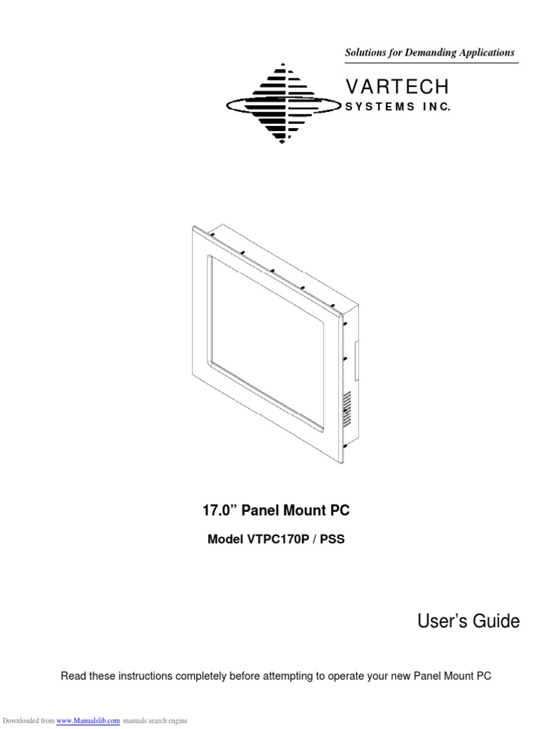 Vartech: User's Guide | PDF | Usb | Personal Computers
