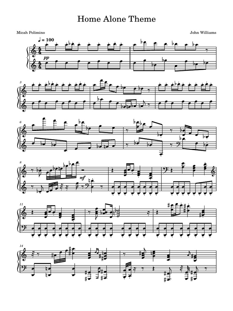 Home Alone Theme | PDF