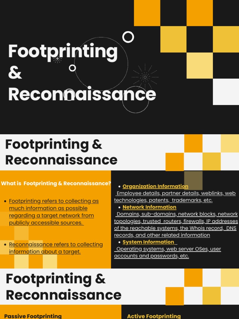 Footprinting & Reconnaissance | PDF | Computer Network | Malware