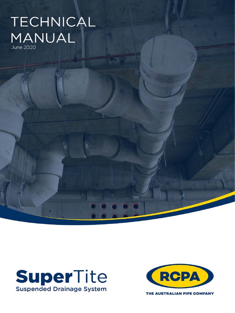 FRC SuperTite+Technical+Manual+web | PDF | Pipe (Fluid Conveyance ...
