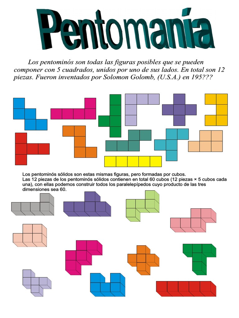 Pentomino - Desde - Los - Mas - Peques 2 | PDF | Matemáticas ...