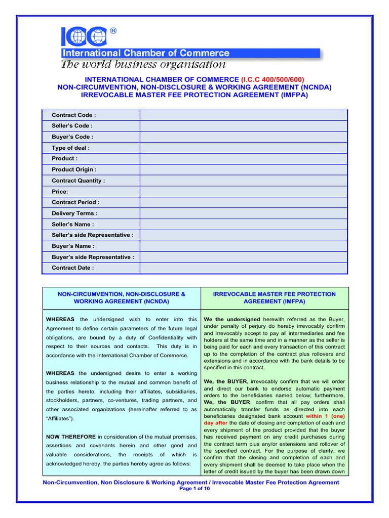 ICC 400/500/600 agreement protects intermediaries | PDF | Non ...