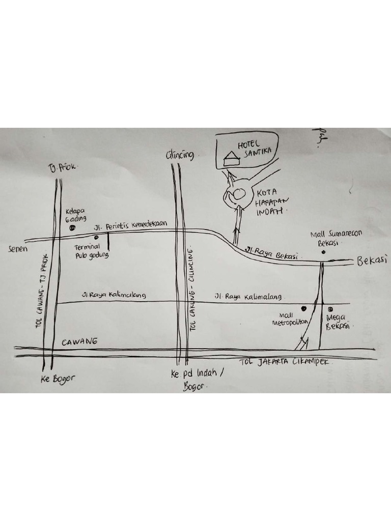 Denah Hotel Santika | PDF
