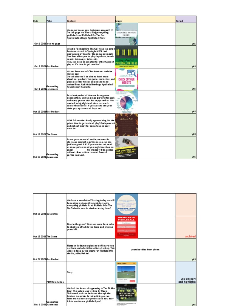 Social Media Calendar | Download Free PDF | Mass Media | Communication
