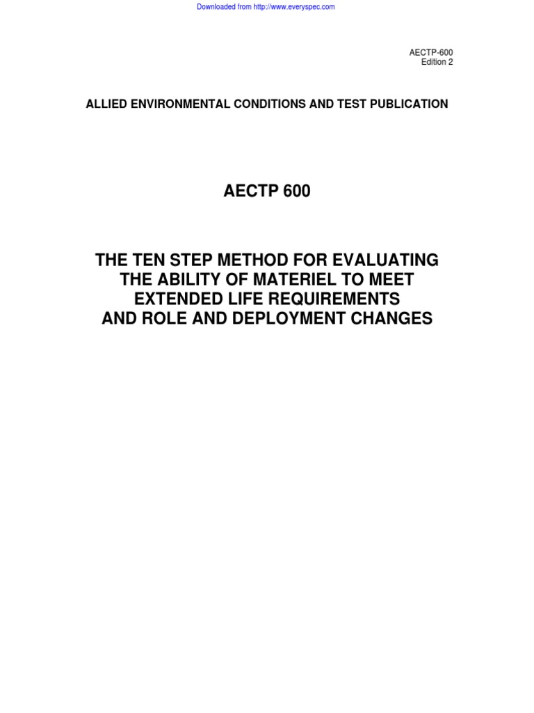 Aectp 600 2 | PDF