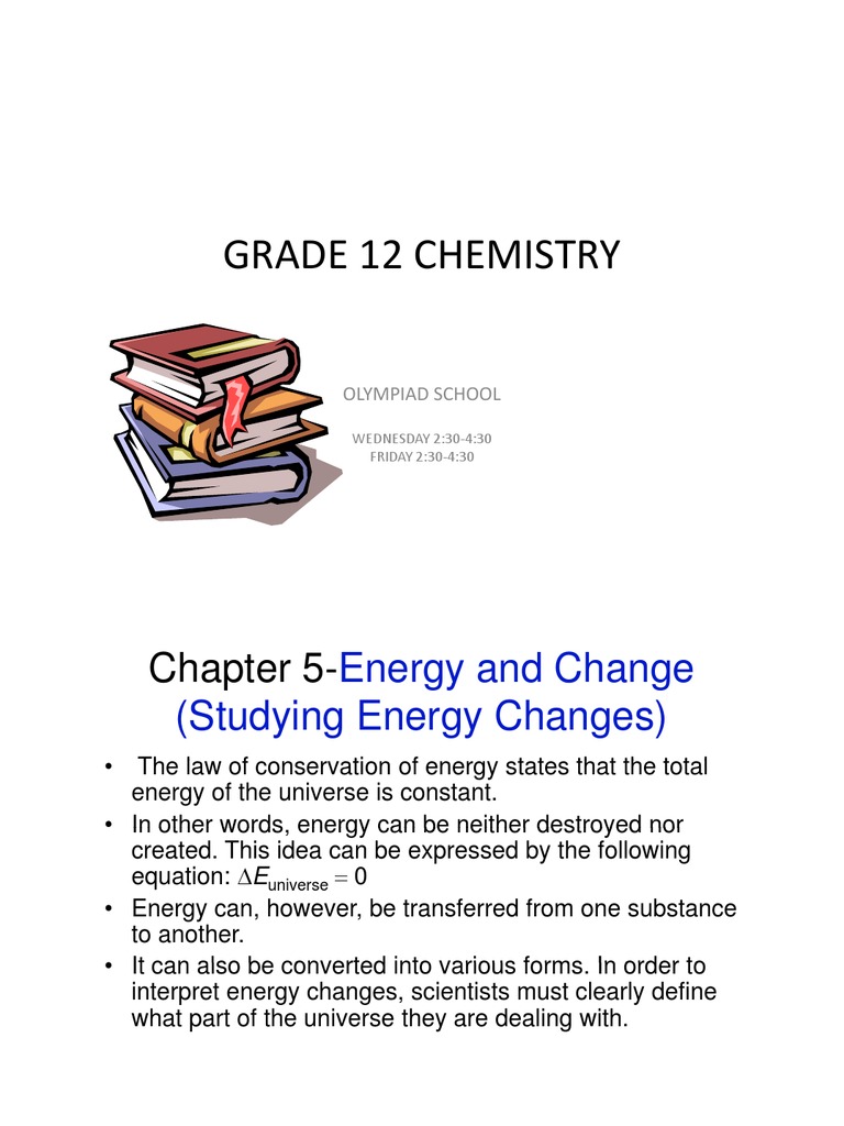 Energy Changes in Chemistry Concepts | PDF | Chemical Reactions | Enthalpy