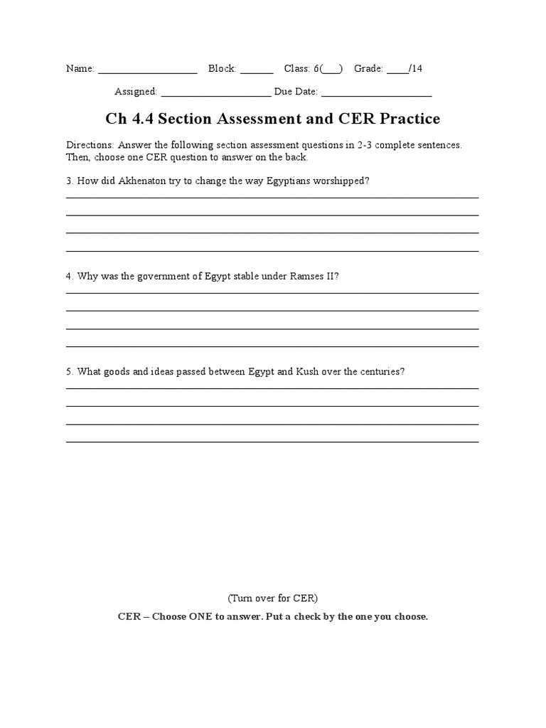 4.4 Section Assessment | PDF
