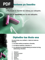 Presentation On Dipolelo Le Dipolelwaana | PDF | Languages Of Africa ...