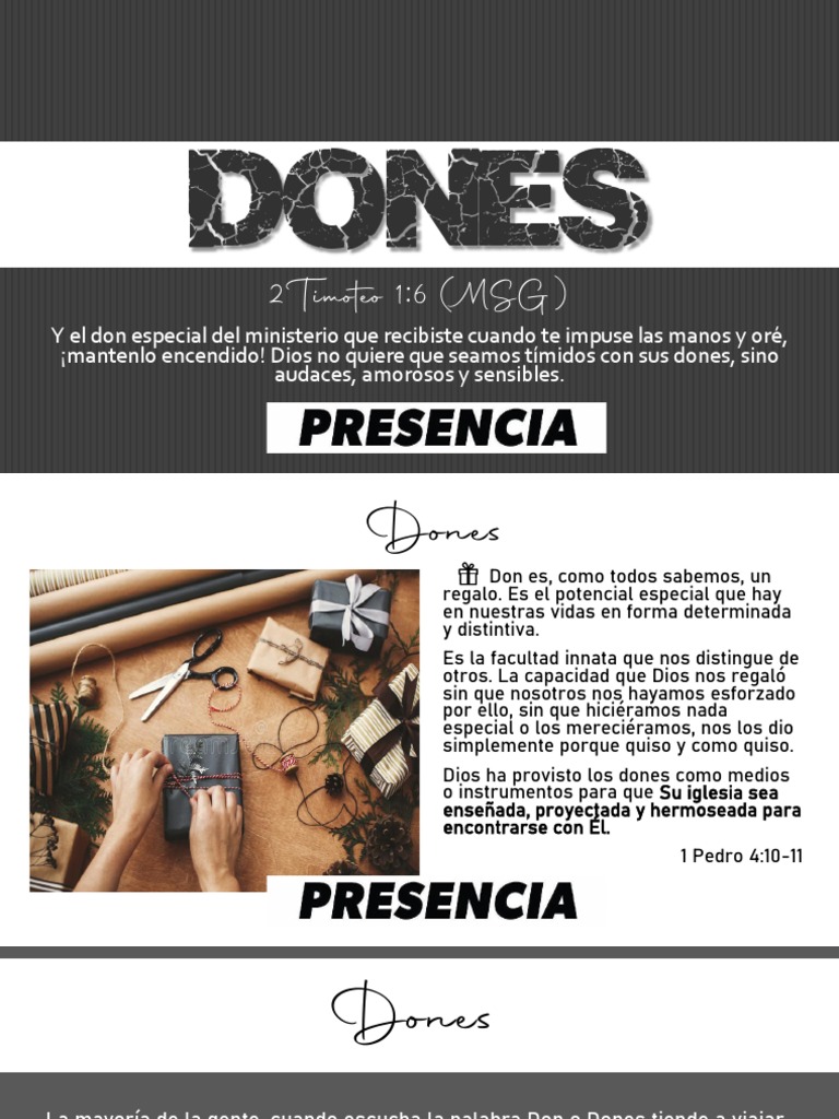 Introduccion A Los Dones | PDF | espíritu Santo | Dios