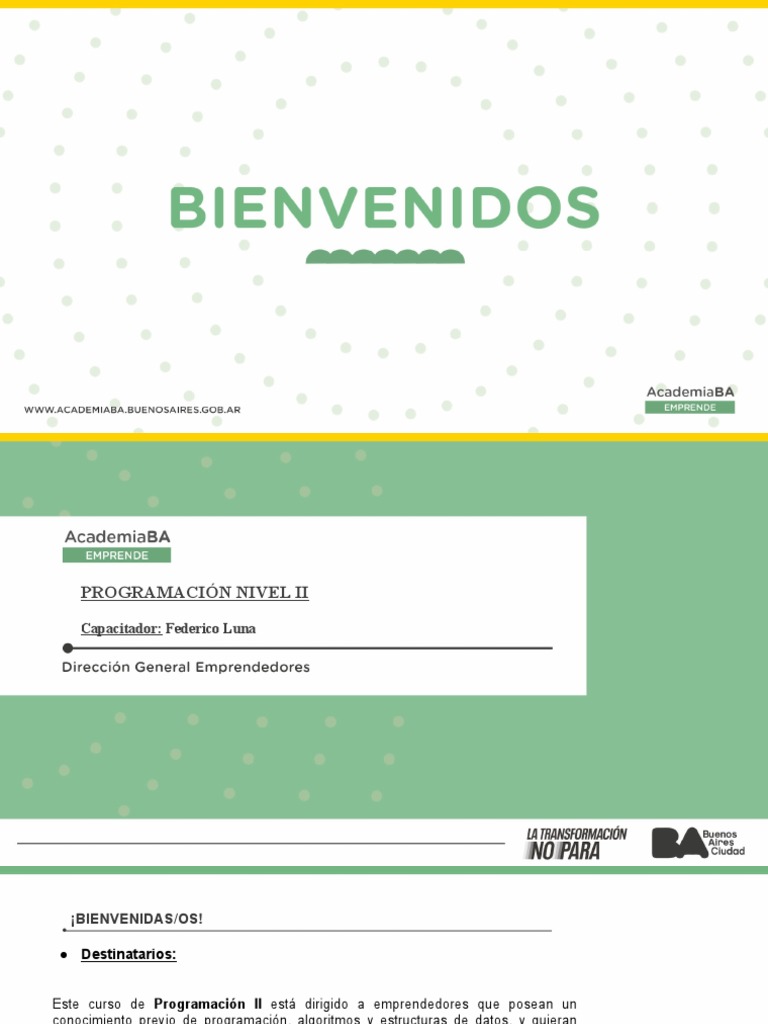 6.programación 2 - Federico Luna | PDF | Programación | Programa de computadora
