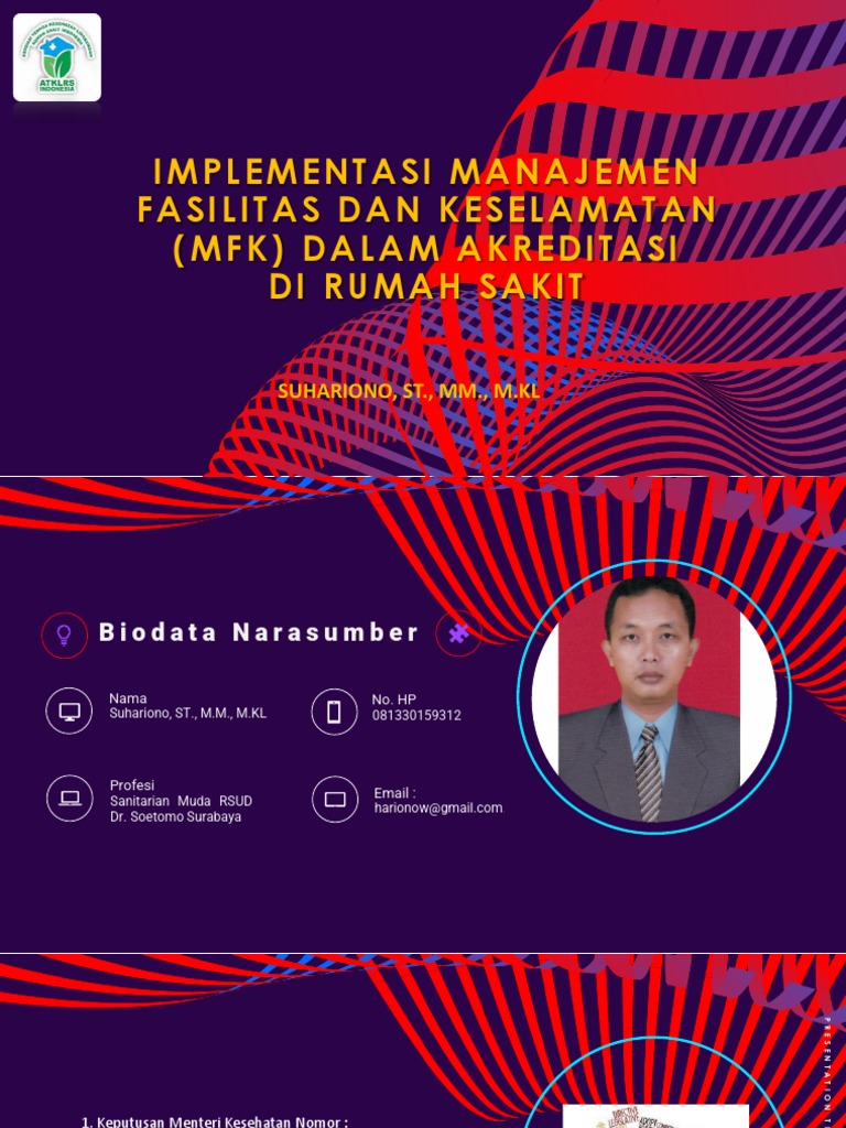 Implementasi Manajemen Fasilitas Dan Keselamatan (MFK) - Suhariono | PDF
