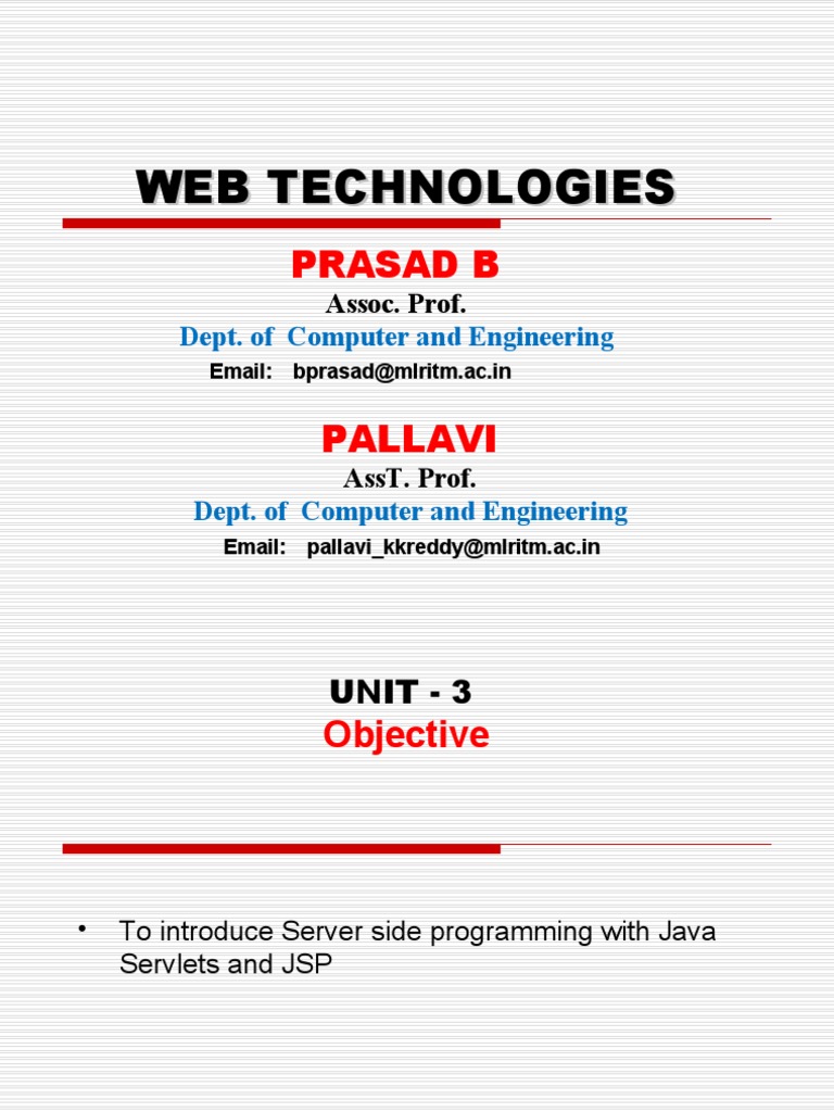 WT Unit - 3 Servlets | PDF | Hypertext Transfer Protocol | Http Cookie