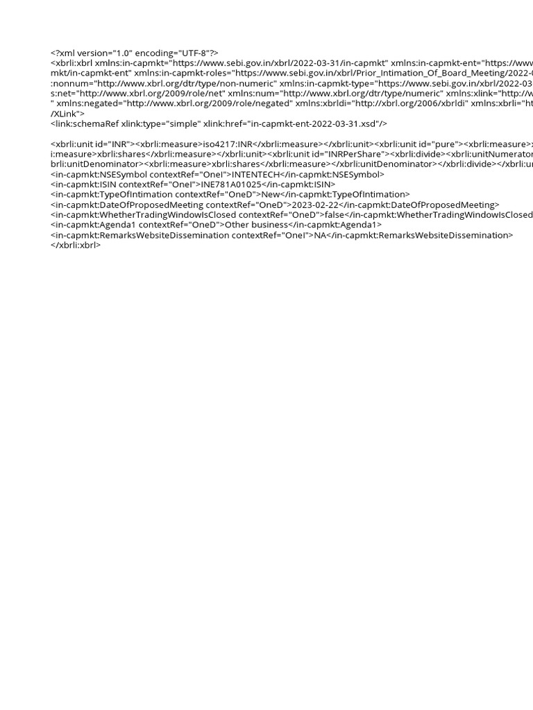 INTENTECH_16022023203256_PRIOR_INTIMATION_1824_796680_16022023083255_WEB | PDF