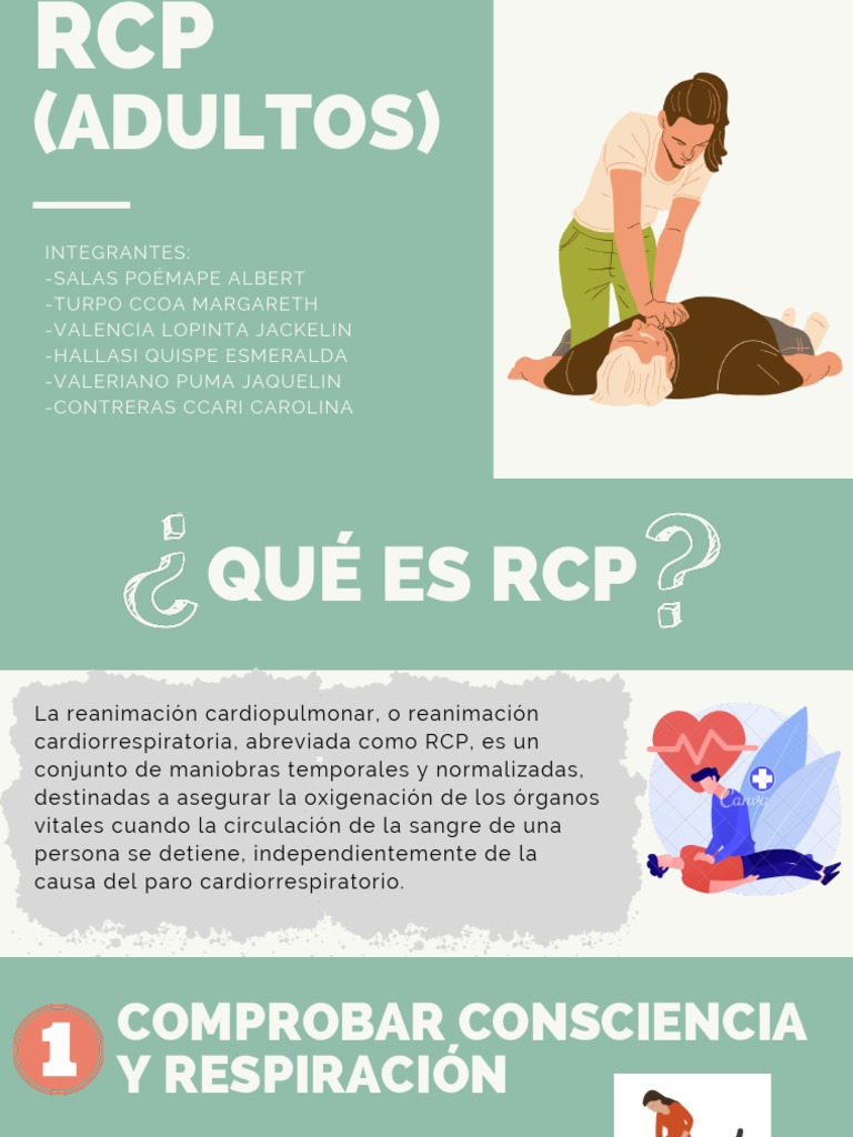 RCP Adultos | PDF | Reanimación cardiopulmonar | Medicina Interna