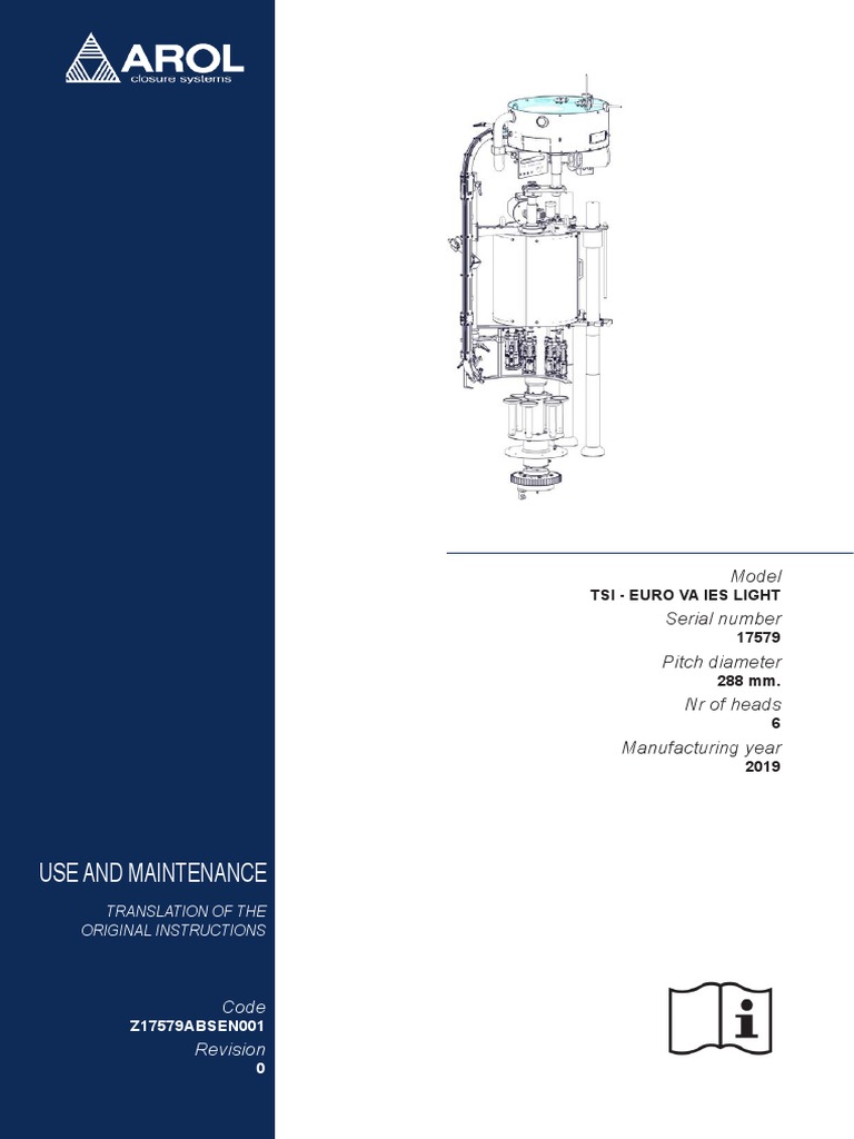 Model TSI Closing Machine Manual | PDF | Occupational Safety And Health ...