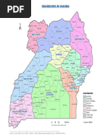 Uganda Districts Map Overview | PDF