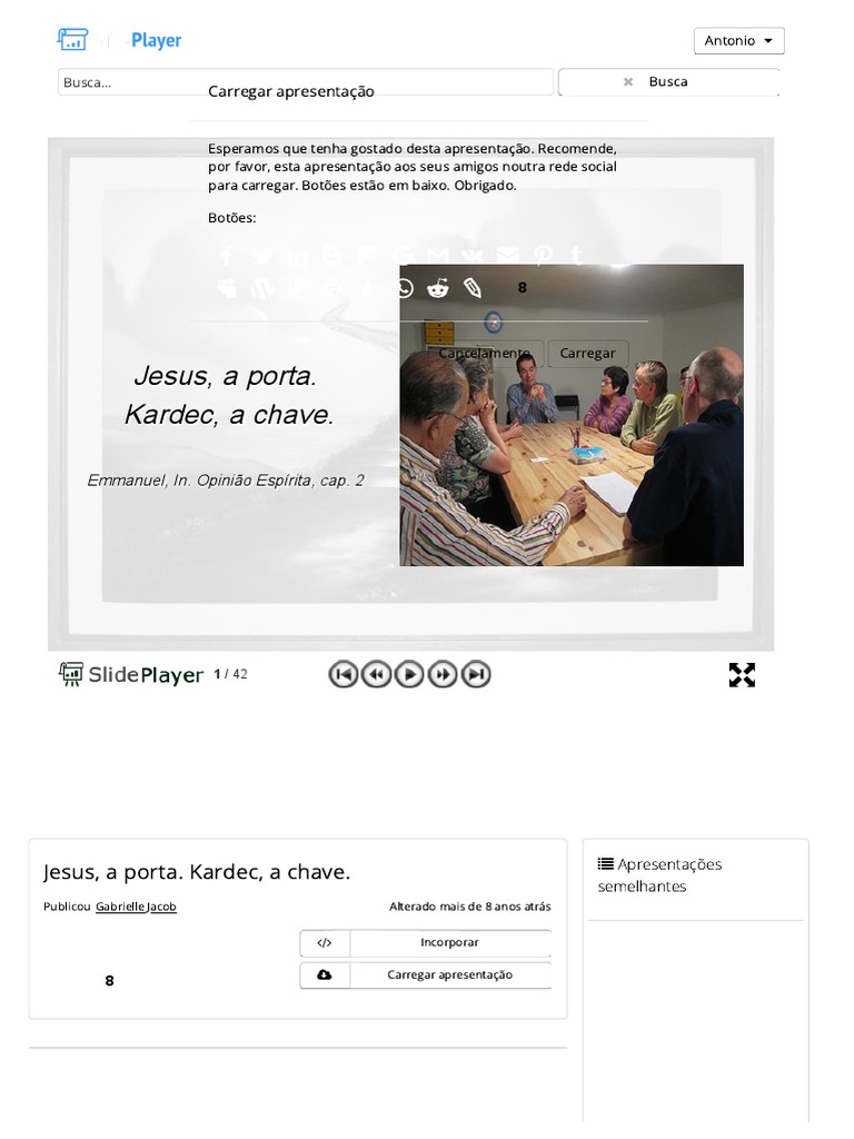 Jesus, a porta. Kardec, a chave. - ppt carregar | PDF