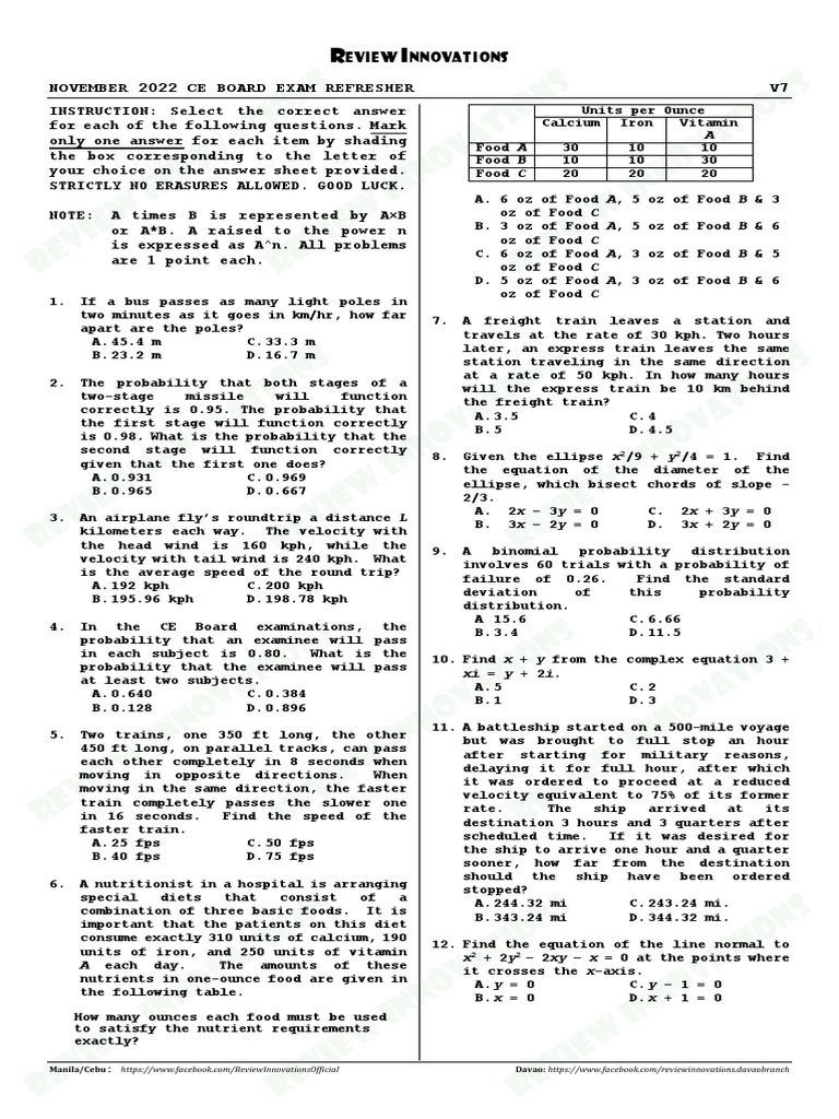 Optimizing Nutrient Intake and Gutter Design: A Review of Solutions to Practice Problems on the ...