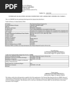 11.fumigation Certificate Example | PDF | Materials