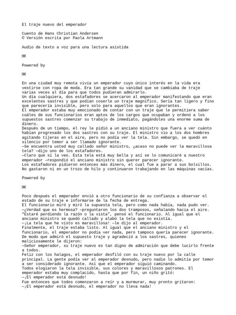 La vanidad del emperador | PDF